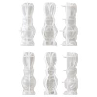 China Easter Rabbit Gypsum DIY Mold Egg Hug Heart Aromatherapy Candle Dropping Silicone Mold Cross Border Explosive Product for sale