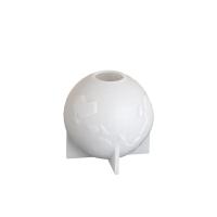China Round Scented Candle Ornament Resin Casting Mold DIY Earth Gypsum Accessory Silicone Mold Wholesale for sale