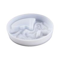 China DIY Crystal Dropper Mold, Elliptical Terraced Pot Mold, Table Decoration, Silicone Mold for sale