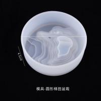 China DIY Crystal Dropper Mold, Elliptical Terraced Pot Mold, Table Decoration, Silicone Mold for sale
