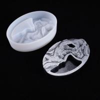 China DIY Crystal Dropper Mold, Elliptical Terraced Pot Mold, Table Decoration, Silicone Mold for sale