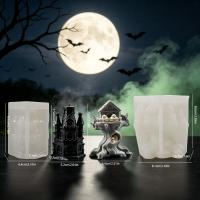 China DIY Halloween Ghost Tree House Castle Ghost House Aromatherapy Candle Gypsum Decoration Silicone Mold Wholesale for sale