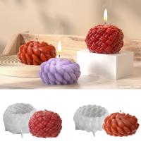 China Santa Anna Flower Weaving Yarn Ball Aromatherapy Candle Silicone Mold DIY Gypsum Pendant Dropping Grinding Machine for sale