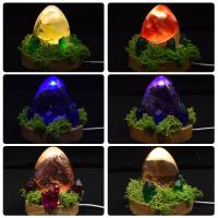 China DIY Crystal Dropper Egg Shaped Dragon Egg Dragon Baby Integrated Starry Sky Ball Night Light Mirror Silicone Mold for sale