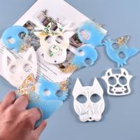 China DIY Crystal Dropper Molds, Multiple Animal Fist Buckles, Defense Ornaments, Silicone Molds, Spot Wholesale for sale