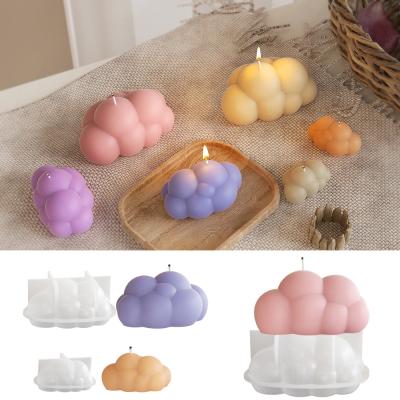 China Crystal Dropper Glue Large, Medium, Small, 3D Cloud Cluster Decoration DIY Aromatherapy Gypsum Candle Silicone Mold for sale