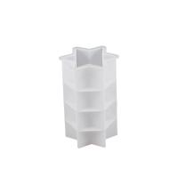 China DIY Aromatherapy Gypsum Candle Table Silicone Mold Dropping Glue Hexagram Column Resin Dry Flower Jewelry Pendant Mold for sale