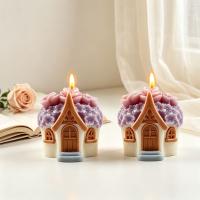 China Cross Border New Rose Blossom House Silicone Mold Aromatherapy Candle DIY Mold Factory Direct Supply for sale