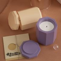 China DIY Handmade Gypsum Cement Aromatherapy Candle Cup Gypsum Storage Jar Mirror Silicone Mold Creative Ornament for sale