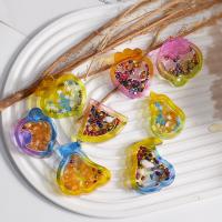 China DIY Crystal Drop Glue Strawberry Vegetable Pear Watermelon Banana Peach Persimmon Fruit Series Quicksand Pendant Silicone Mold for sale