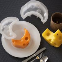 China DIY Crystal Dropping Gel Mirror Resin Moon Cheese Gypsum Candle Decoration Decoration Silicone Mold for sale