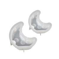 China DIY Crystal Dropping Gel Mirror Resin Moon Cheese Gypsum Candle Decoration Decoration Silicone Mold for sale