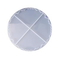 China DIY Crystal Dropper Mold, Wave Coaster Mold, Handmade Mirror Resin Table, Silicone Mold for sale