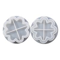 China Drip Glue DIY Resin Gypsum Eight Petal Flower Storage Box, Stacked Music Multi-layer Storage Tank, Silicone Mold for sale
