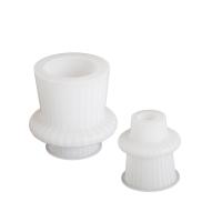 China DIY Drip Glue Resin Geometric Stripe Candle Base Stand Aromatherapy Gypsum Candle Cup Candle Stand Silicone Mold for sale