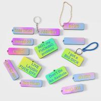 China Crystal Dropper DIY Resin Mold English Dirty Language Pendant Keychain Pendant Silicone Mold for sale