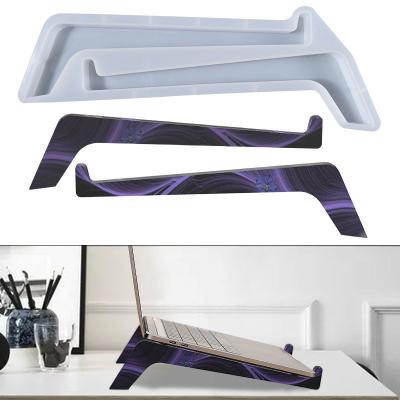 China DIY Crystal Drop Glue Computer Cooling Bracket Mold, Laptop Suspension Bracket Silicone Mold for sale