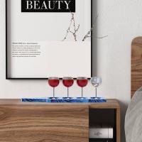 China DIY Crystal Dropper Storage Tray Mold, Wine Cup Tray, Red Wine Cup Coaster Storage Silicone Mold for sale