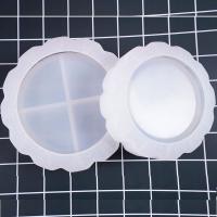 China DIY Crystal Dropper Mirror Ashtray Silicone Mold Lace Ashtray Silicone Mold New Model for sale