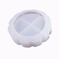 China DIY Crystal Dropper Mirror Ashtray Silicone Mold Lace Ashtray Silicone Mold New Model for sale