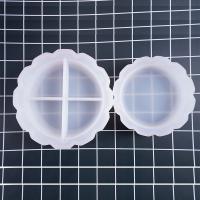 China DIY Crystal Dropper Mirror Ashtray Silicone Mold Lace Ashtray Silicone Mold New Model for sale