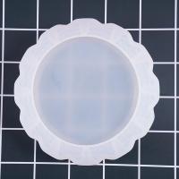 China DIY Crystal Dropper Mirror Ashtray Silicone Mold Lace Ashtray Silicone Mold New Model for sale