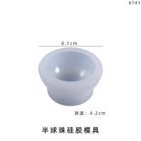 China DIY Crystal Dropper Specimen Mold, Geometric Semi-circular Jewelry, Hemispherical Pendant, Swing Table, Silicone Mold for sale