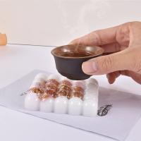 China Drip Glue DIY Magic Ball Round Bead Air Cushion Gypsum Mat Grinding Round Bead Cup Mat Table Hanging Silicone Mold for sale