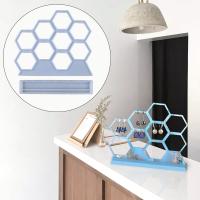 China DIY Crystal Dropper Mold, Personalized Hollow Hexagonal Earring Hanger, Silicone Mold, Spot Wholesale for sale