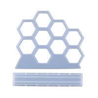 China DIY Crystal Dropper Mold, Personalized Hollow Hexagonal Earring Hanger, Silicone Mold, Spot Wholesale for sale