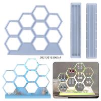 China DIY Crystal Dropper Mold, Personalized Hollow Hexagonal Earring Hanger, Silicone Mold, Spot Wholesale for sale