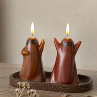 China Halloween Series 3D Ghost Stage Silicone Mold DIY Aromatherapy Gypsum Candle Ghost Mold for sale