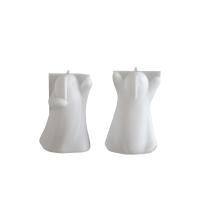 China Halloween Series 3D Ghost Stage Silicone Mold DIY Aromatherapy Gypsum Candle Ghost Mold for sale