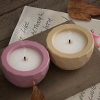 China DIY Crystal Dropper Storage Box, Flower Pot Jar, Round Hexagonal Cut Pattern, Gypsum Candle Cup, Silicone Mold for sale