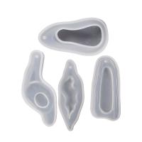 China Crystal Dropper Irregular Pendant Mold, Shaped Geometric Pod Pendant Jewelry, Retro Necklace, Silicone Mold for sale