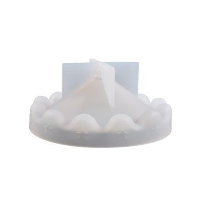 China DIY Drip Glue Carousel Mold Carousel Flying Chair Night Light Ornament Silicone Mold for sale