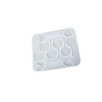 China DIY Drip Glue Resin Gypsum Plant Pottery Card Insertion Sign Flower Marking Card Silicone Mold for sale