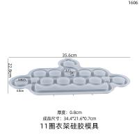 China DIY Crystal Resin Mold, Scarf Hook Mold, Hanger Silicone Mold Wholesale for sale
