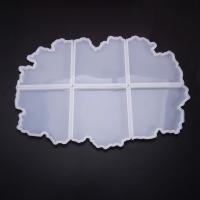 China DIY Crystal Dropping Glue Mold Irregular Platform Splicing Cup Mat Multiple Jewelry Ornament Decoration Silicone Mold for sale