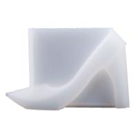 China DIY Crystal Dropping Gel Mold High Heel Shoe Ornament Platform Decoration Mold Three Dimensional Shoe Silicone Mold for sale