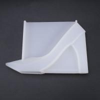 China DIY Crystal Dropping Gel Mold High Heel Shoe Ornament Platform Decoration Mold Three Dimensional Shoe Silicone Mold for sale