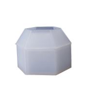 China DIY Crystal Dropping Glue Mold Storage Jewelry Box Mold Hexagonal Storage Box Gift Box Silicone Mold for sale