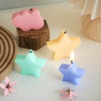 China DIY Crystal Dropper Glue Triple Cloud Pentagram Candle Decoration Ornament Aromatherapy Gypsum Silicone Mold for sale