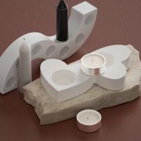 China DIY Crystal Dropping Resin Gypsum Pendant S-shaped Two Connect Three Connect Love Candle Stand Silicone Mold for sale