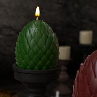 China 3D 3D Dragon Scale Pattern Dragon Egg Candle Silicone Mold Dark Wind DIY Aromatherapy Gypsum Pendant Dropping Mold for sale