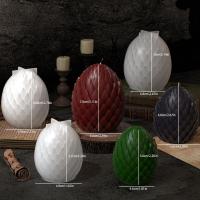 China 3D 3D Dragon Scale Pattern Dragon Egg Candle Silicone Mold Dark Wind DIY Aromatherapy Gypsum Pendant Dropping Mold for sale