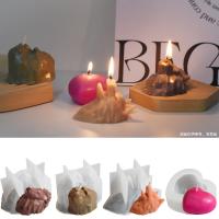 China DIY Cut Lion Wolf Head Chimpanzee Love Candle Ornament Aromatherapy Gypsum Silicone Mold Wholesale for sale