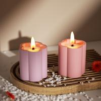 China DIY Dropper Resin Four Leaf Clover Five Leaf Petal Aromatherapy Gypsum Candle Cup Storage Jar Silicone Mold for sale