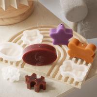 China DIY Drip Glue Mold Elliptical Bone Puzzle Star Quadrilateral Rectangular Candle Fragrance Stone Soap Silicone Mold for sale