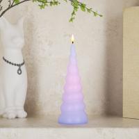China DIY Crystal Dropper Resin Spiral Unicorn Horn Christmas Reindeer Horn Candle Gypsum Silicone Mold for sale